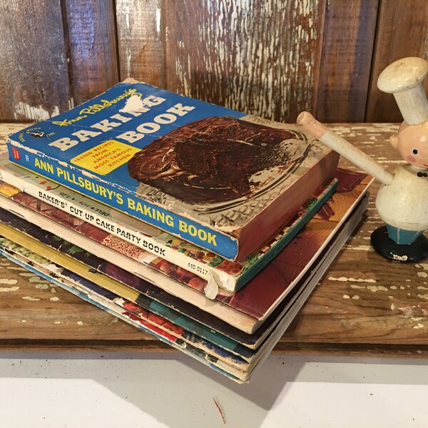 Vintage Cookbook Set - Etsy