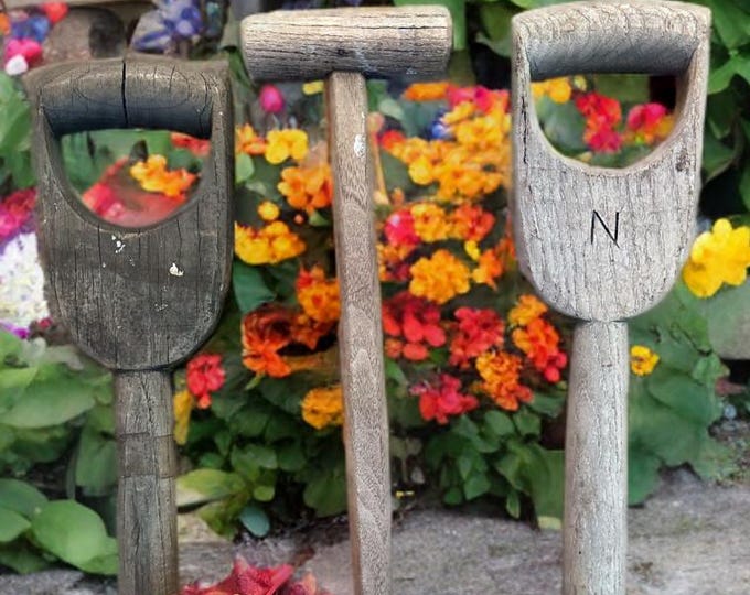 Antique Wood Shovel Handles,pick One,16" Long,garden,outdoor Tool ...