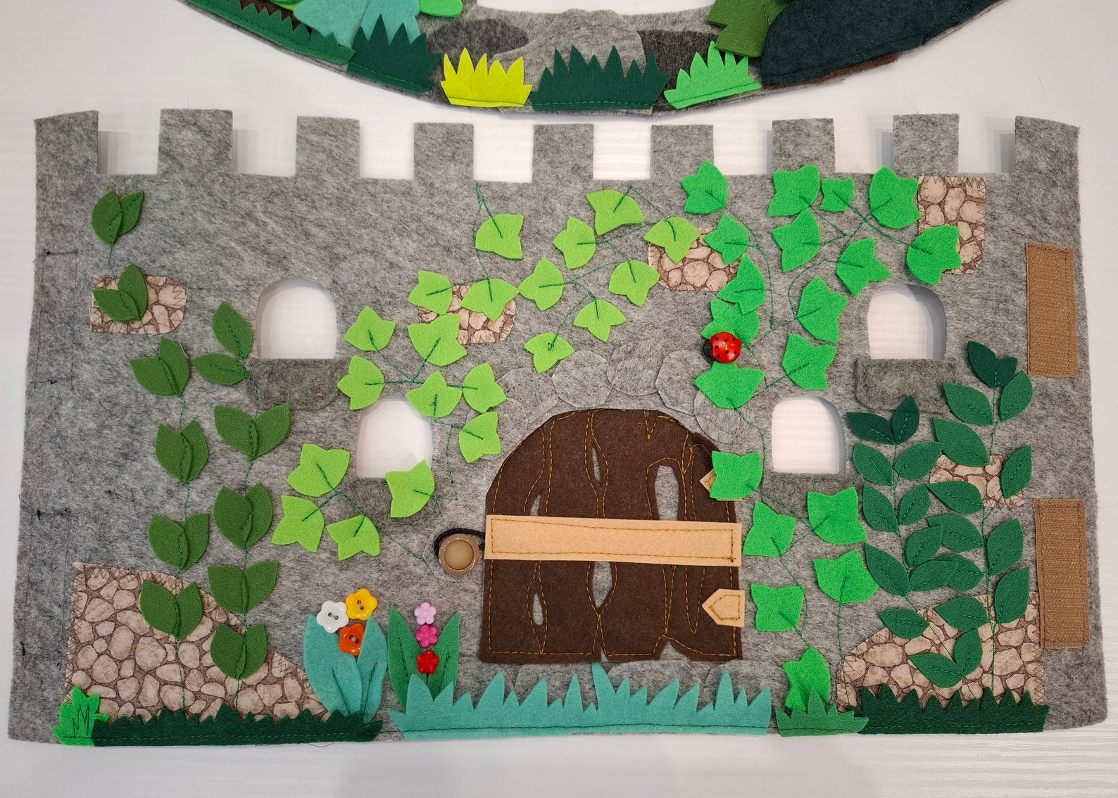 Felt Castle for Dragons and Princess for Pretend Play Scenes - Etsy