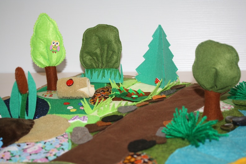 Felt Forest Playscape for Toddler - Etsy
