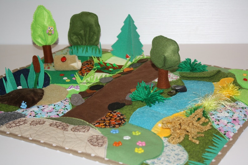 Felt Forest Playscape for Toddler - Etsy