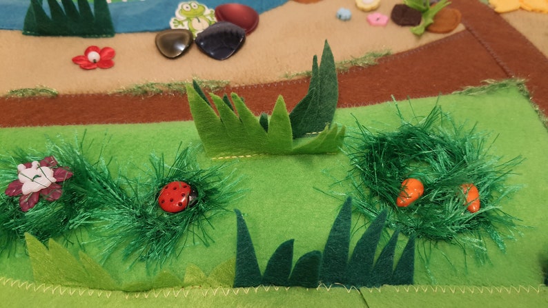 Felt Play Mat With Red Farm Barn - Etsy