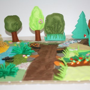 Felt Forest Playscape for Toddler - Etsy