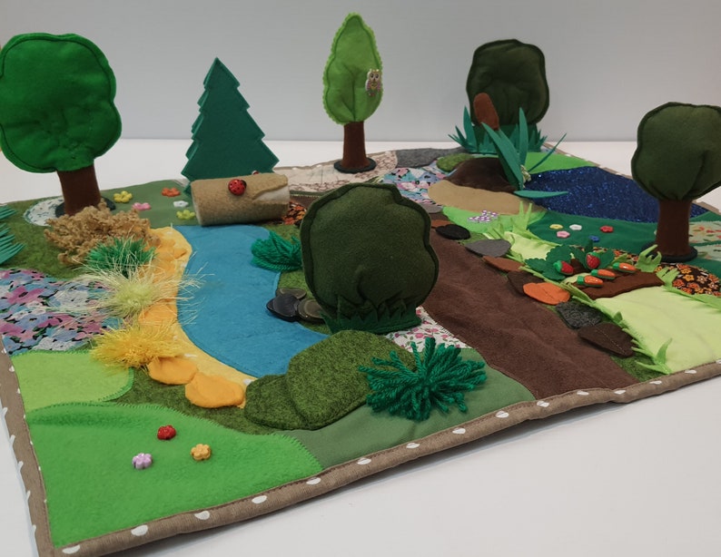 Felt Forest Playscape for Toddler - Etsy