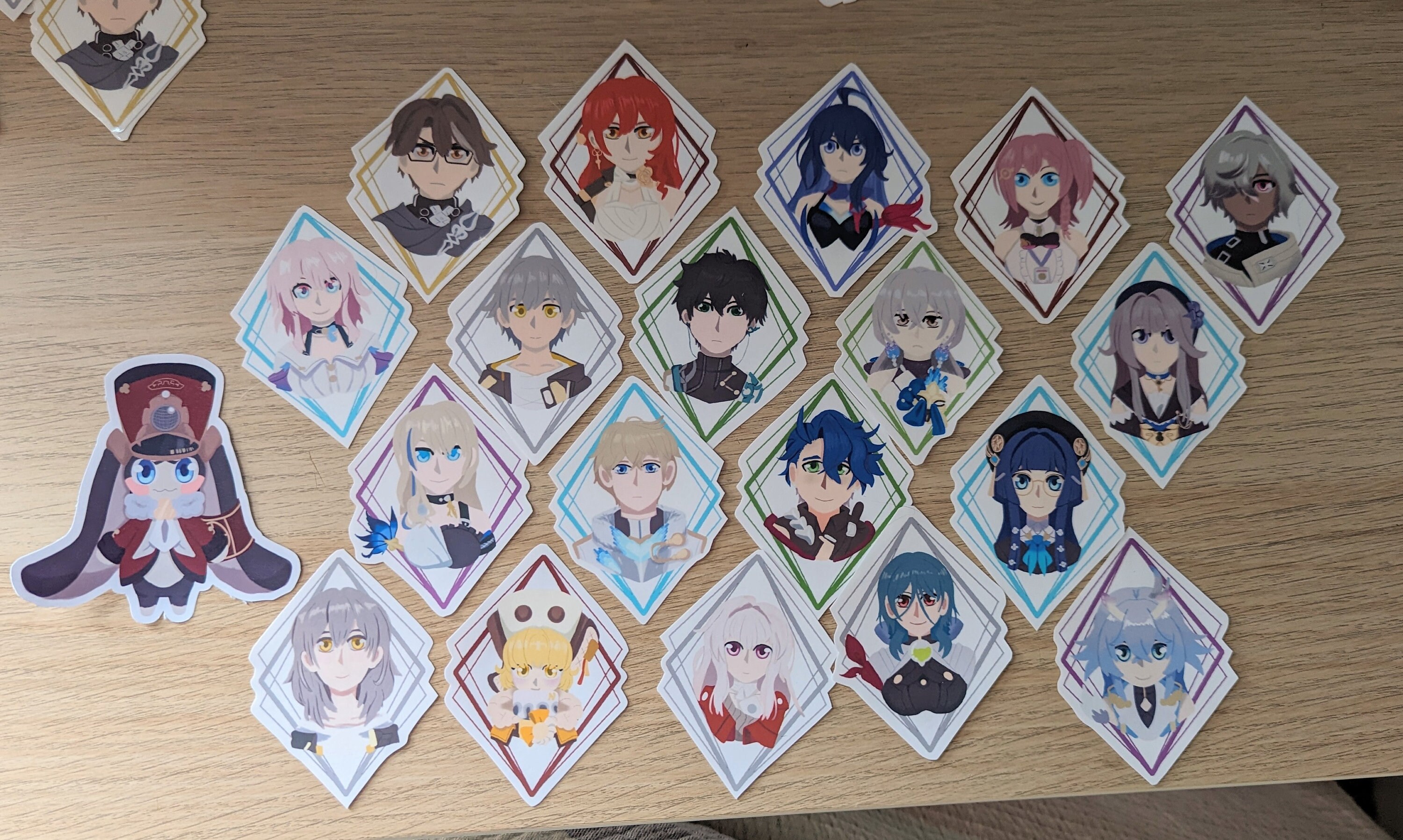 Honkai Star Rail Lightning Character Stickers arlan Bailu - Etsy Singapore