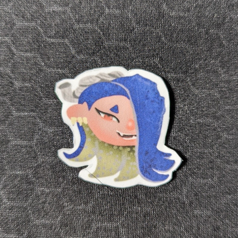 Splatoon 3 Deep Cut Stickers shiver Big Man & Frye 2.5 - Etsy