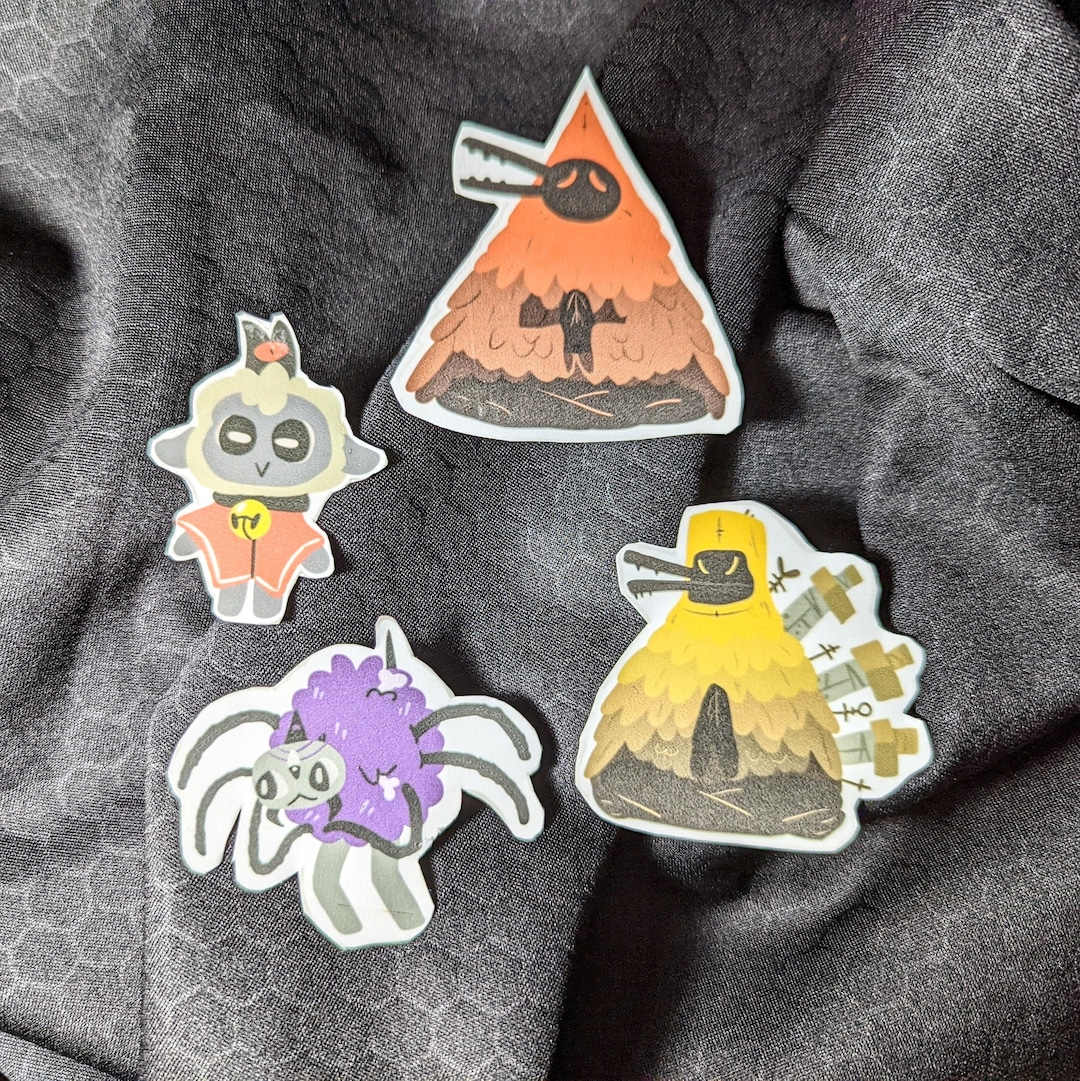 Cult of the Lamb Stickers (lamb, Helob, Kudaai, & Clauneck) 2 Inch ...