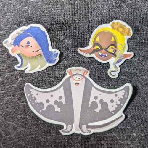 Splatoon 3 Deep Cut Acrylic Pins - Etsy