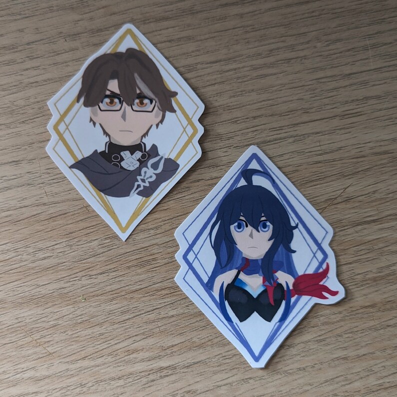 Honkai Star Rail Character Stickers welt and Seele 3 Inch - Etsy