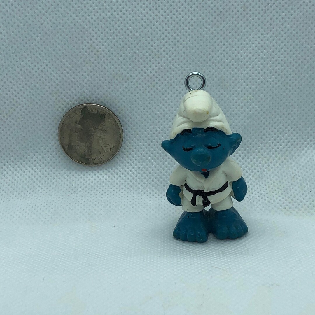 Peyo's the Smurfs Sleepy Karate Smurf - Etsy