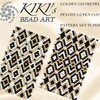 Bead Loom Pattern Mint Flames Ethnic Inspired LOOM Bracelet Pattern in ...