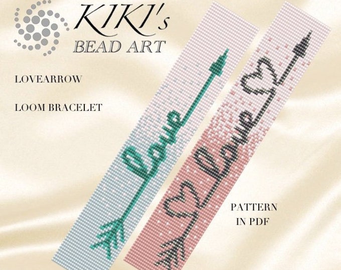 Floral Loom Bead Pattern, Miyuki Delica Bracelet Pattern, Square Stitch ...