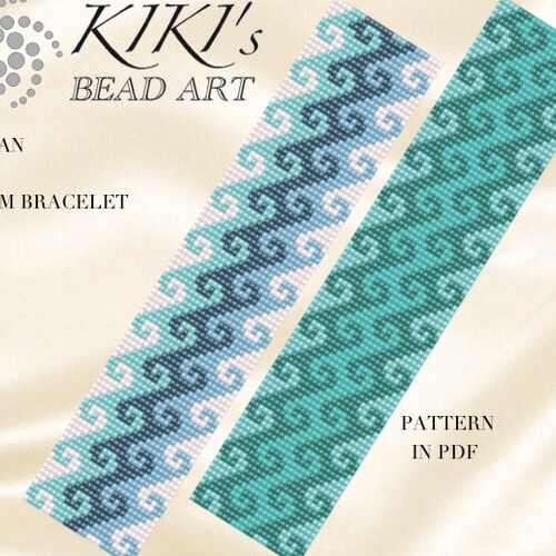 Bead Loom Pattern Dragon LOOM Bracelet Pattern in PDF - Etsy Sweden