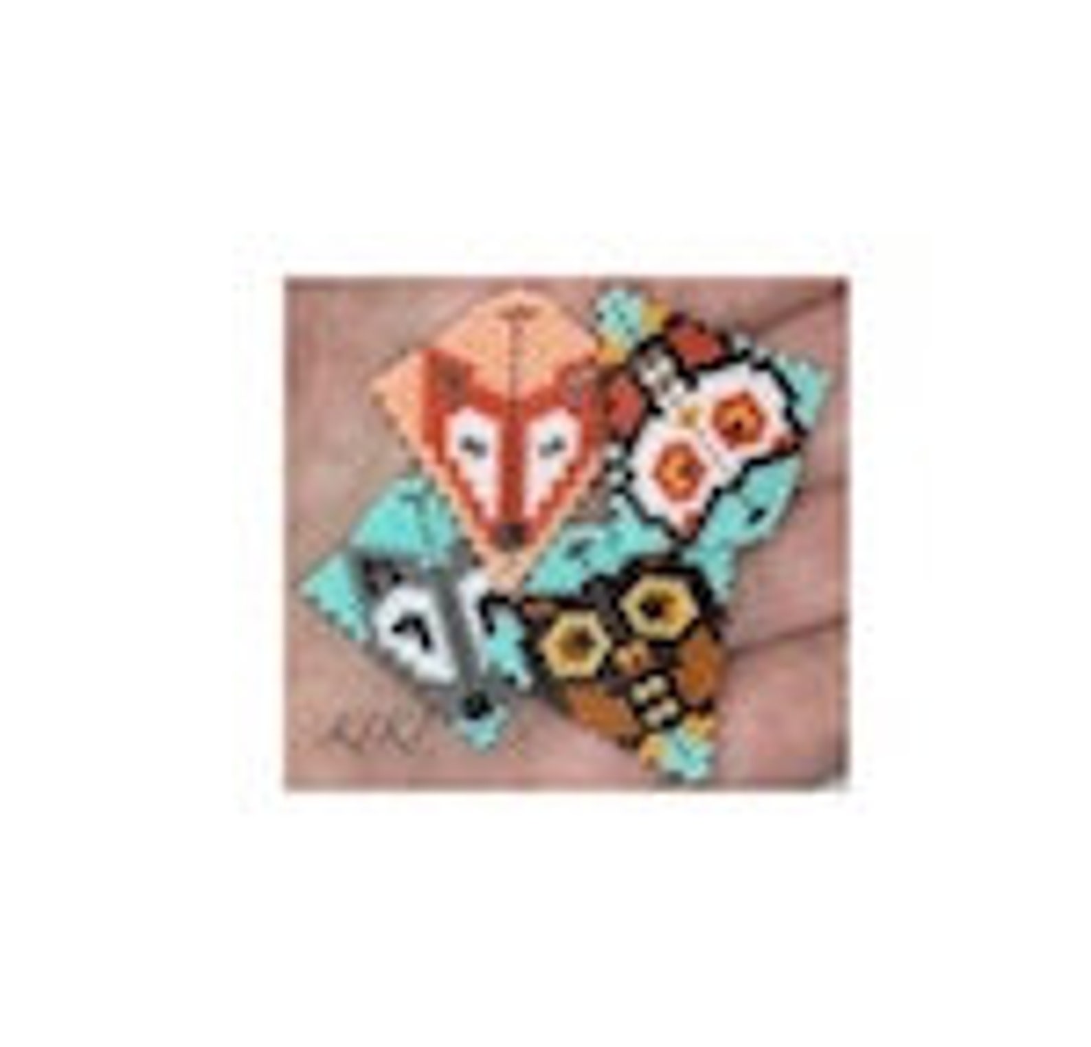 Peyote Arrow Patterns Animal Designs for Earrings Pendant or | Etsy