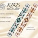 Bead Loom Pattern Native Mint Ethnic Inspired LOOM Bracelet Pattern Set ...