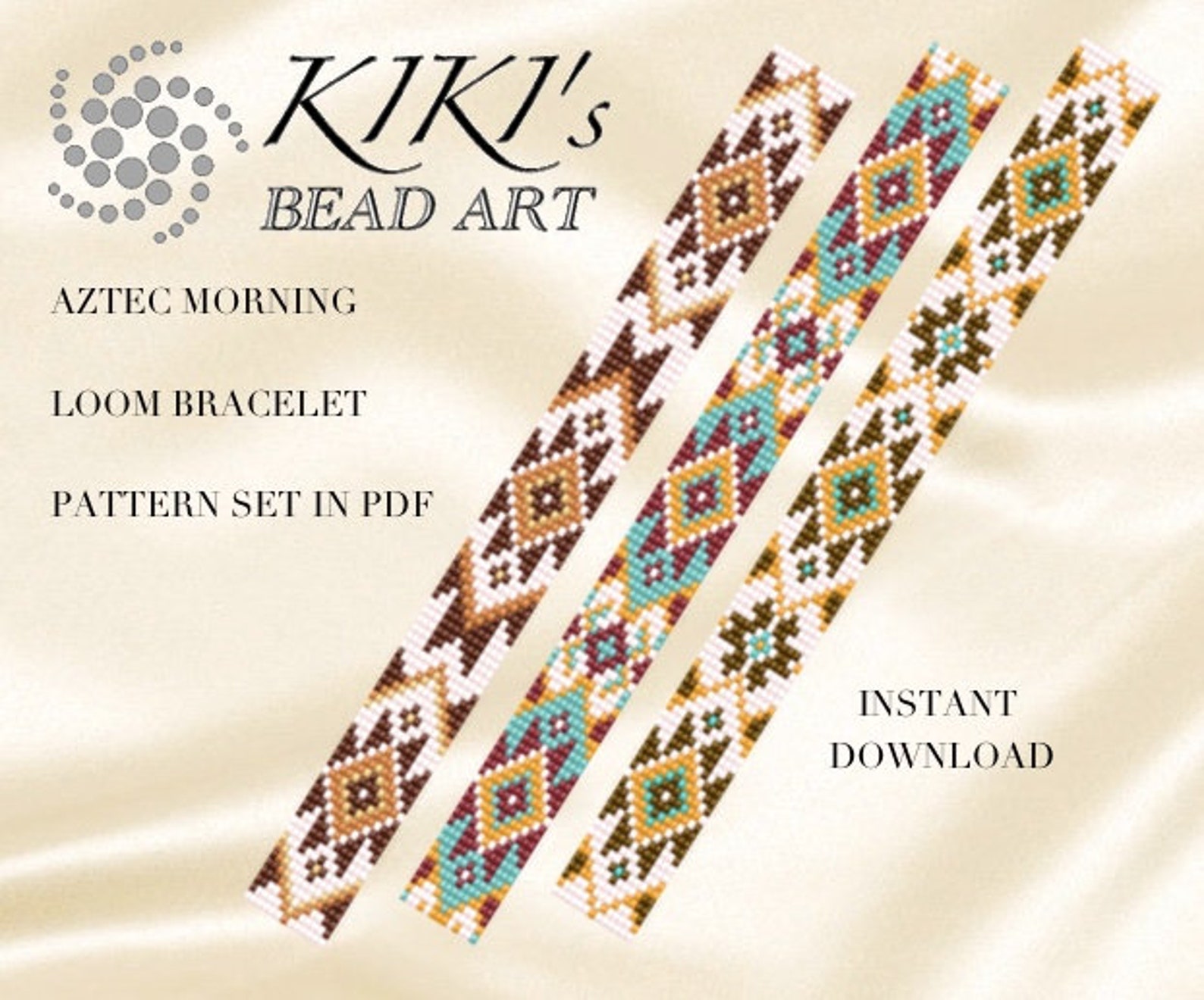 Loom Bracelet Pattern Bead Loom Pattern Native Aztec Morning Ethnic ...