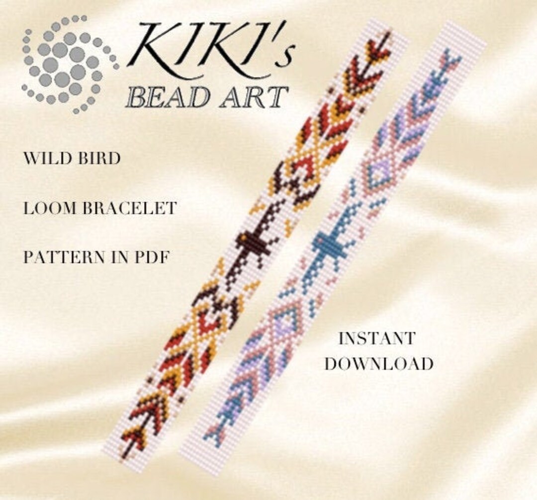 Loom Bracelet Pattern Bead Loom Pattern - Wild Bird, Thunderbird LOOM ...