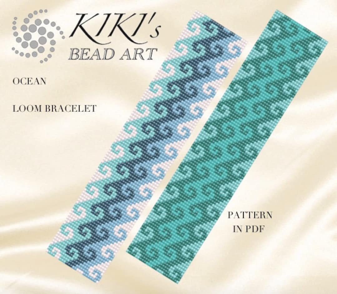 Bead Loom Pattern Ocean Pattern Set for LOOM Bracelet Pattern in PDF ...