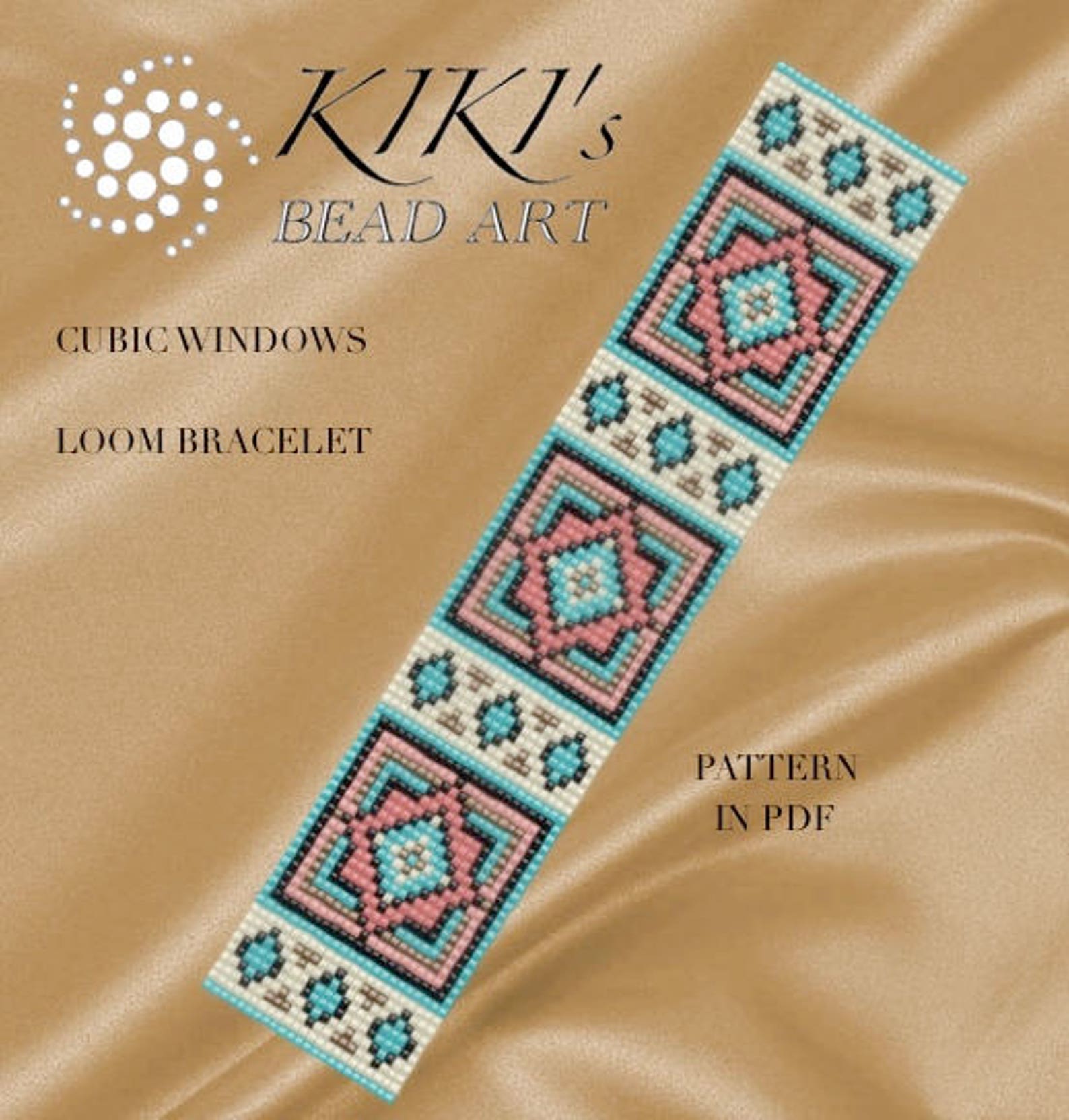 Bead Loom Pattern Cubic Windows Geometric LOOM Bracelet - Etsy