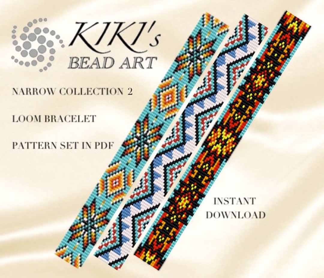 Bead Loom Pattern, Narrow Ethnic Style Loom Package LOOM Bracelet ...