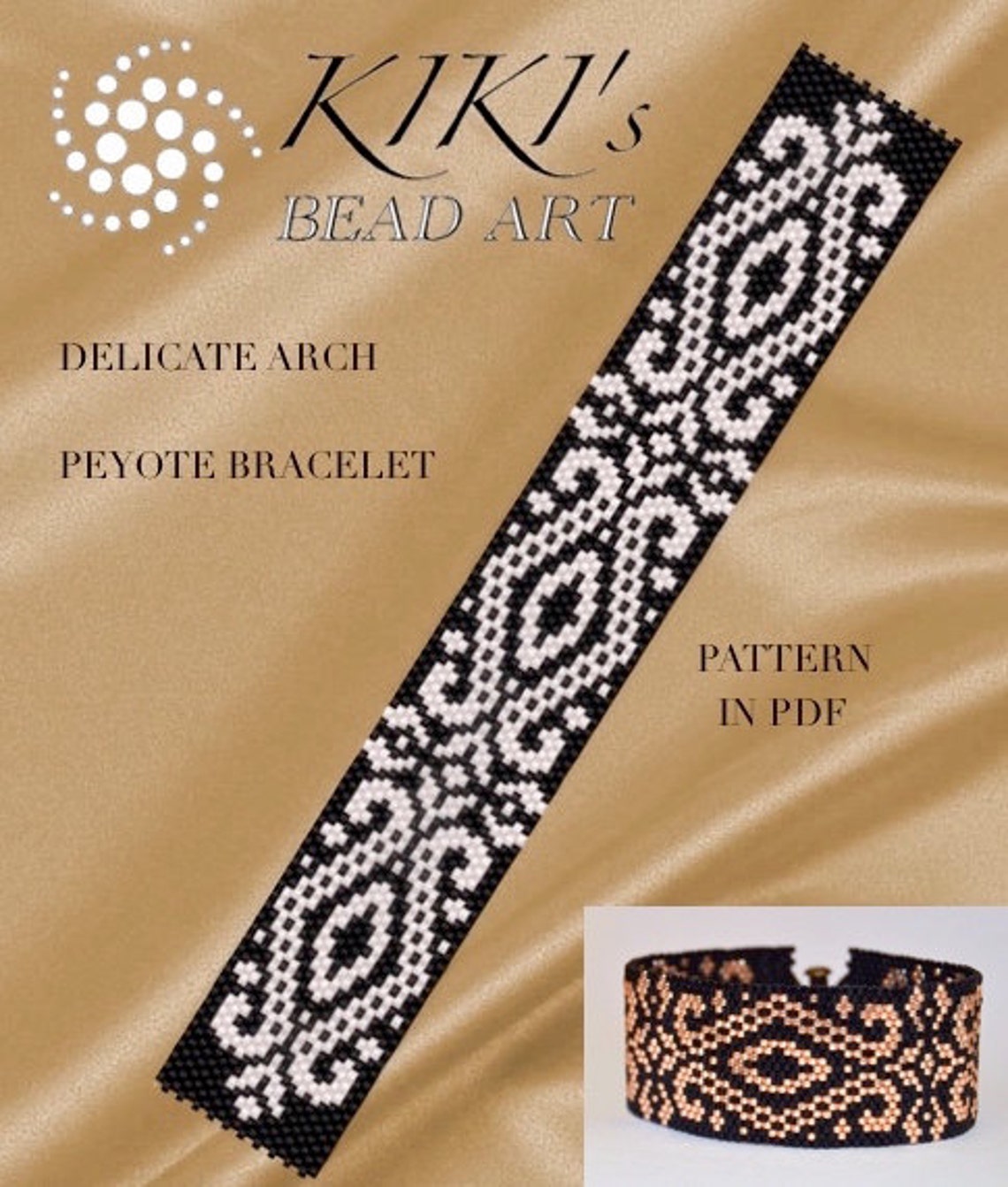 Peyote Bracelet Pattern Peyote Pattern delicate - Etsy