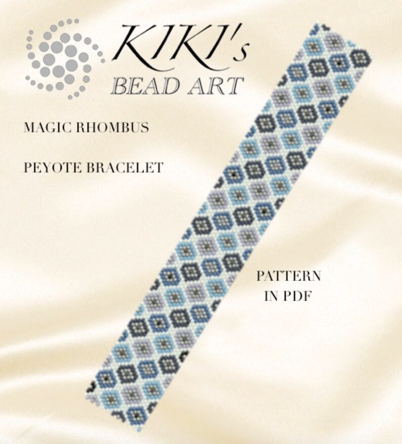 Peyote Bracelet Pattern Peyote Pattern Magic Rhombus Peyote | Etsy