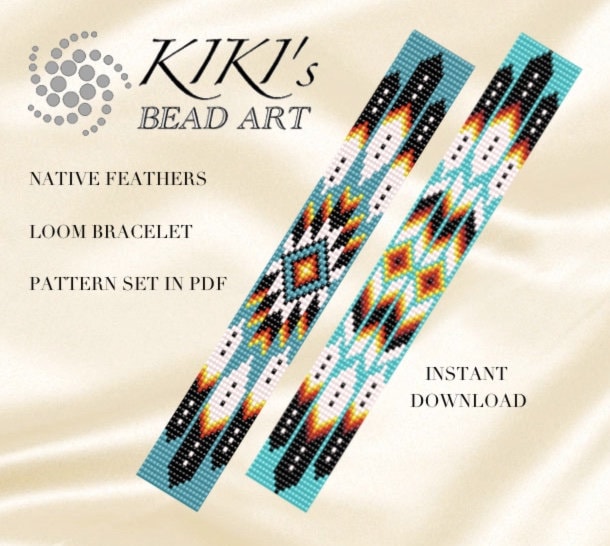 Bead Loom Pattern Native Feathers Ethnic Inspired LOOM - Etsy