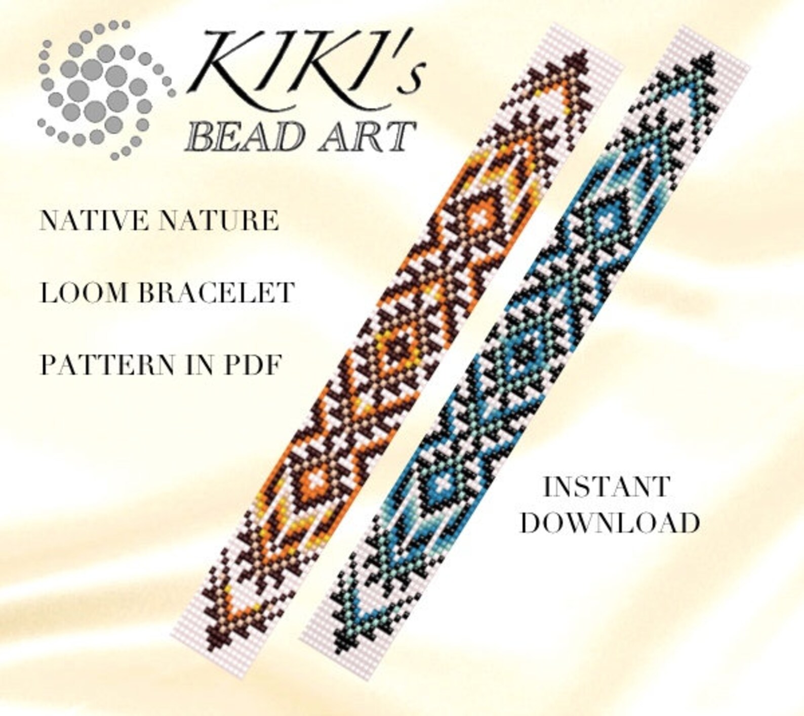 Bead Loom Pattern - Native Nature Ethnic Inspired LOOM Bracelet Pattern ...