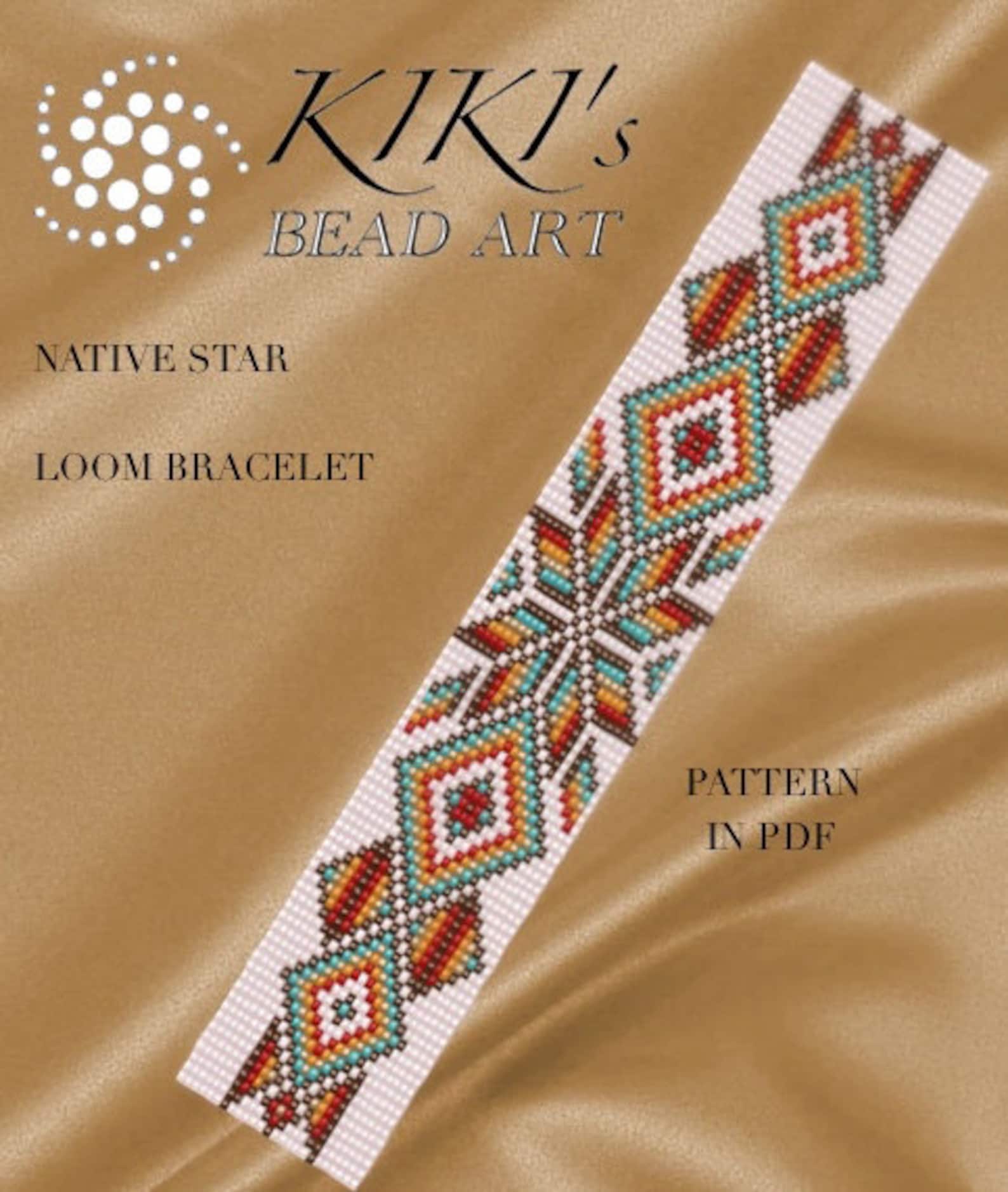 Loom Bracelet Pattern Bead Loom Pattern Native Star LOOM | Etsy