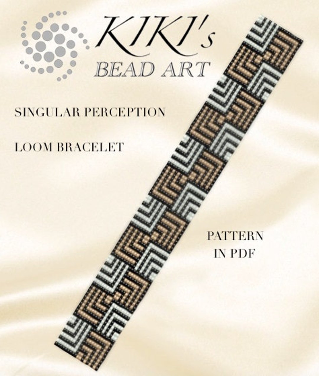 Bead Loom Pattern - Singular Perception - Cubic Geometric Patterned ...