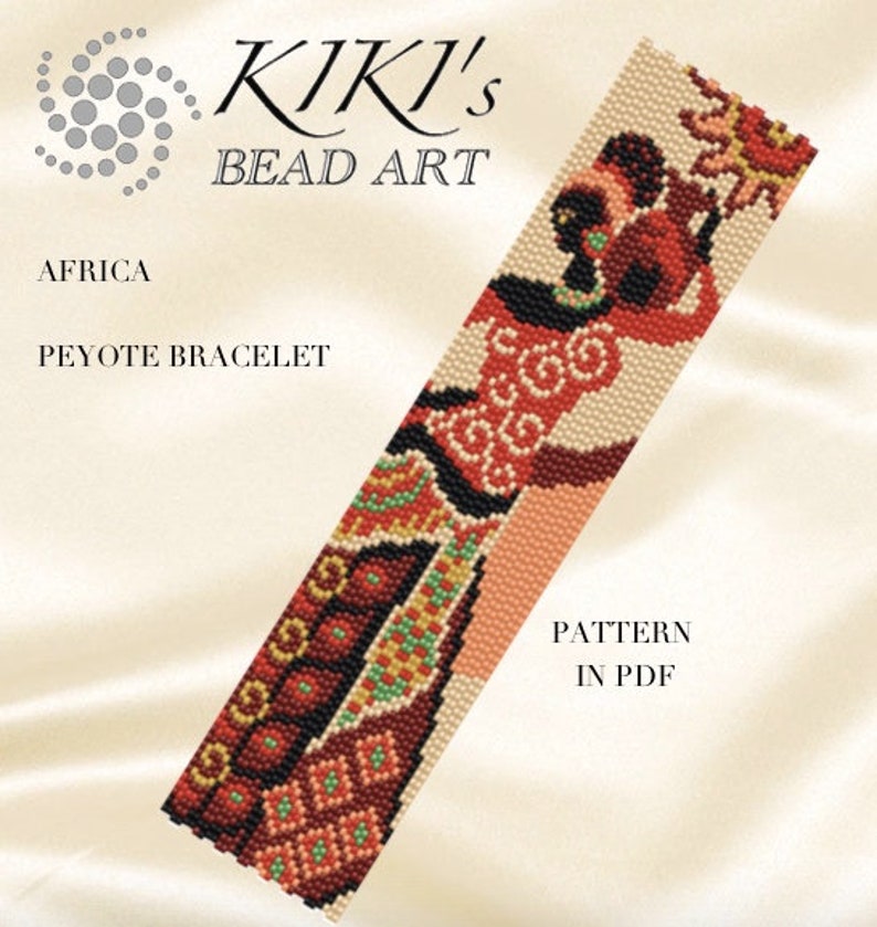 Peyote Bracelet Pattern Peyote Pattern for Bracelet Africa - Etsy