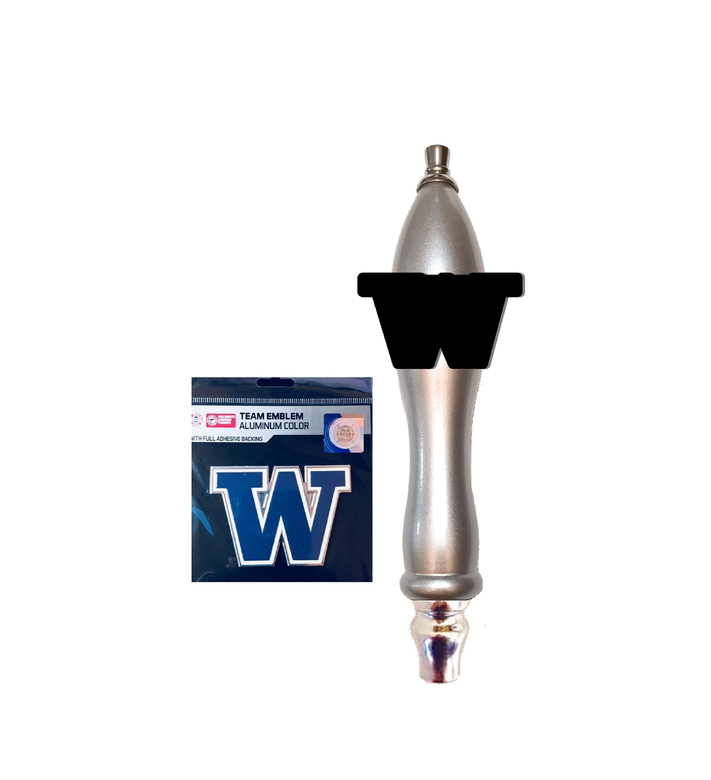 Washington Huskies Emblem Beer Tap Handle Knob Tapper for Kegerator ...