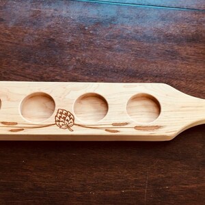 Wood Beer Glass Paddle Sampler Bar Sign Home Brew Flight Hopps - Etsy