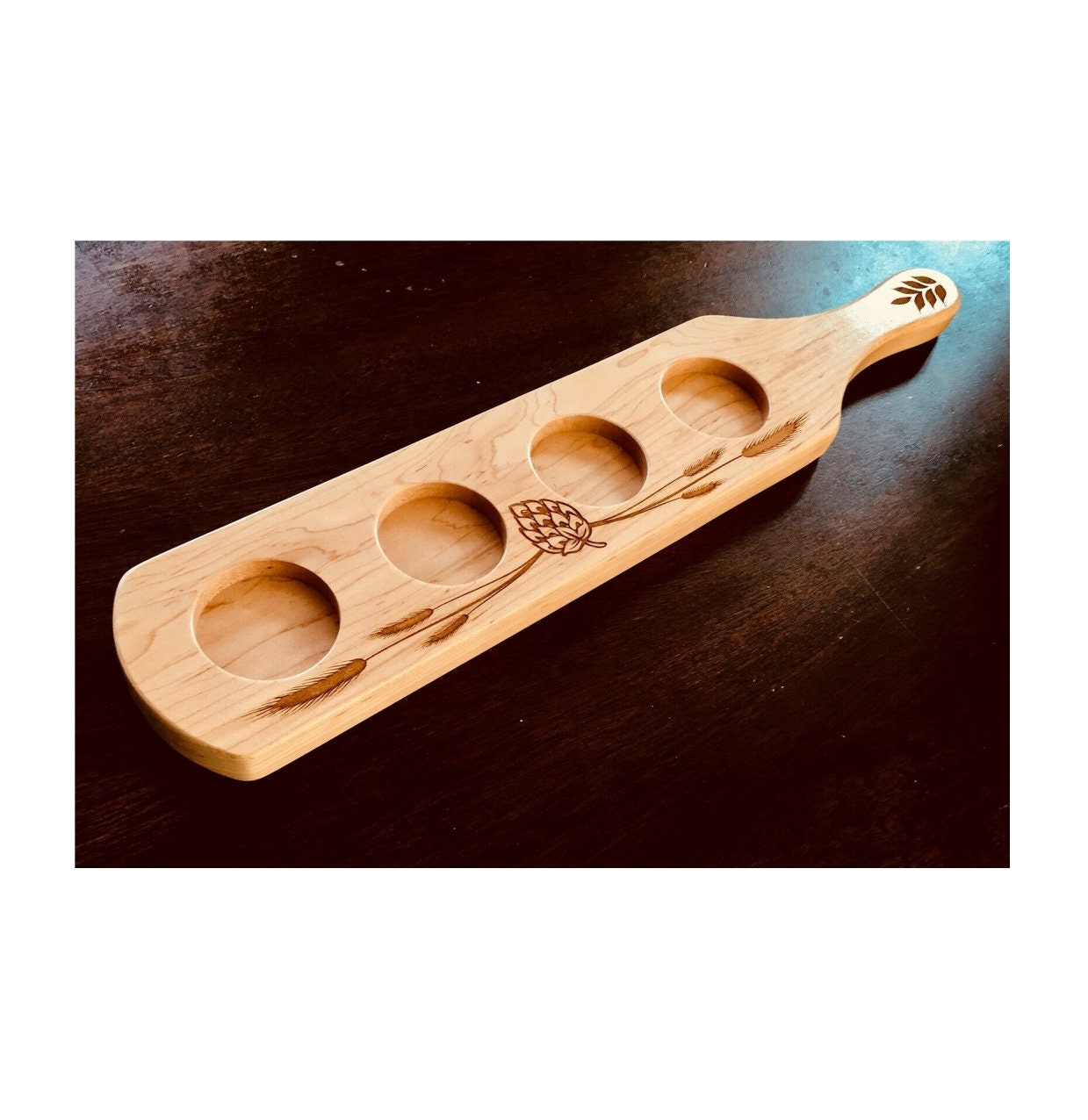 Wood Beer Glass Paddle Sampler Bar Sign Home Brew Flight Hopps - Etsy