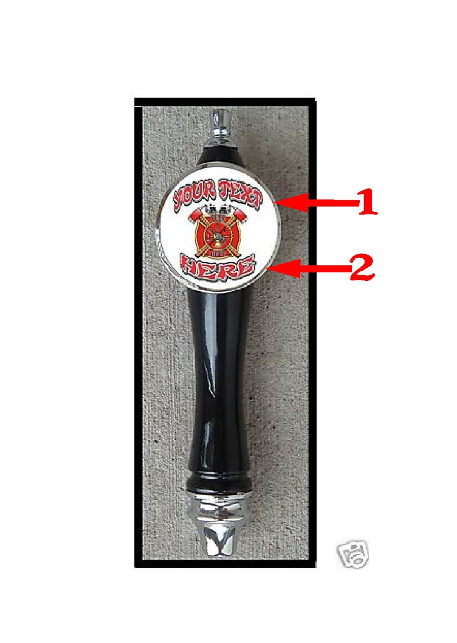 Custom Personalized Beer Tap Handle Bar Man Cave Bar Kegerator | Etsy