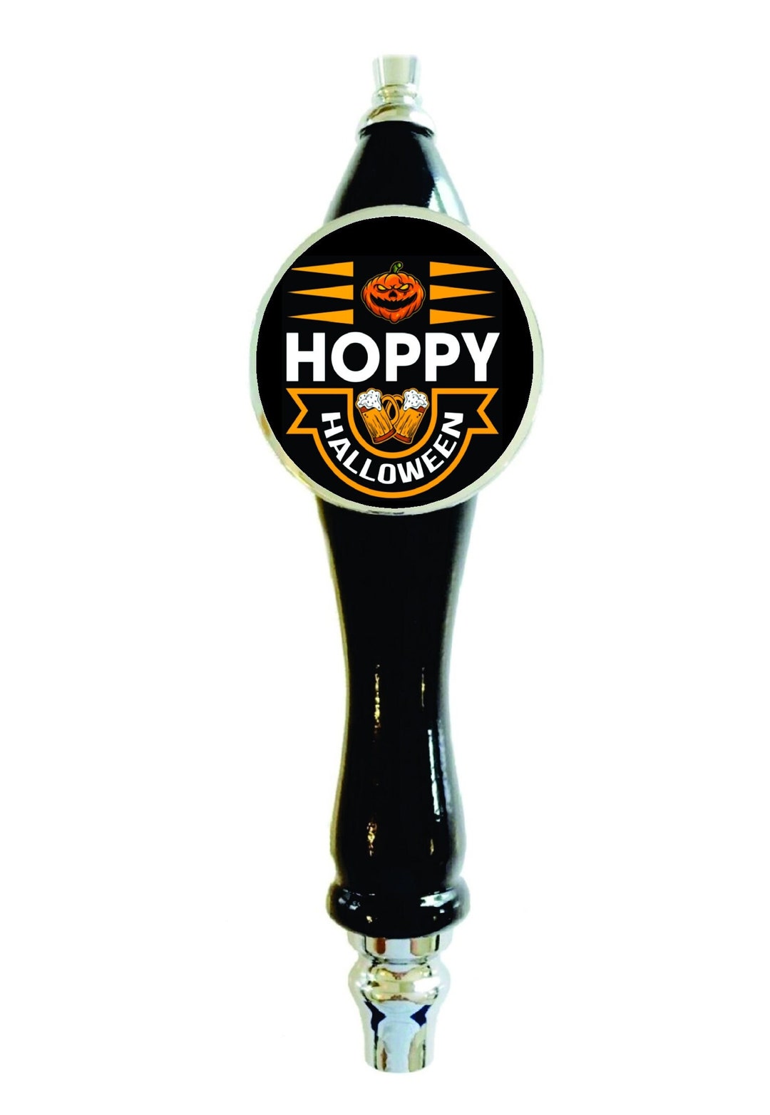 Halloween Party Pumpkin Jack O Lantern Hoppy Themed Beer Tap Handle for ...