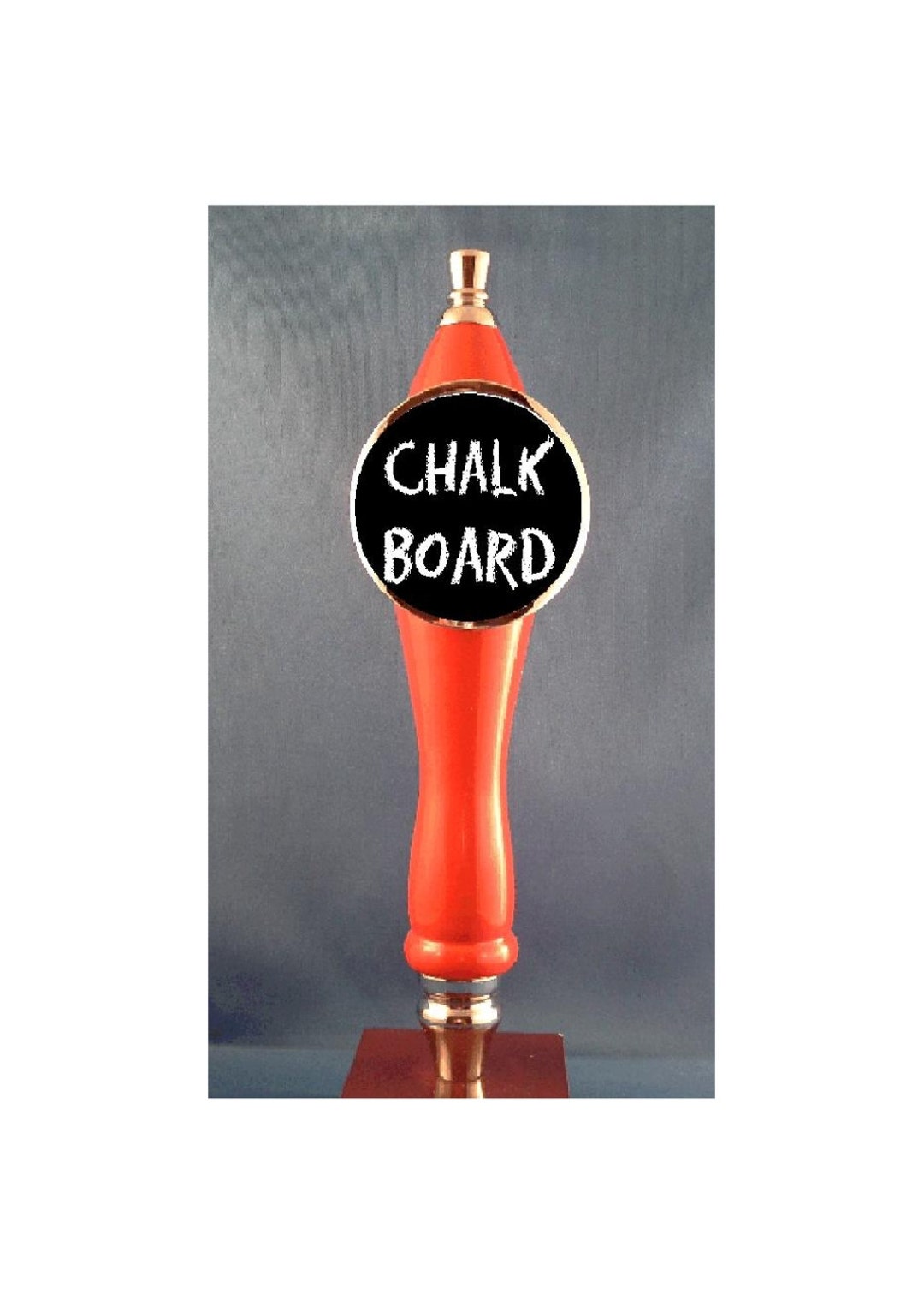 Custom Beer Tap Handle Bar Man Cave Bar Kegerator CHALKBOARD CHALK ...