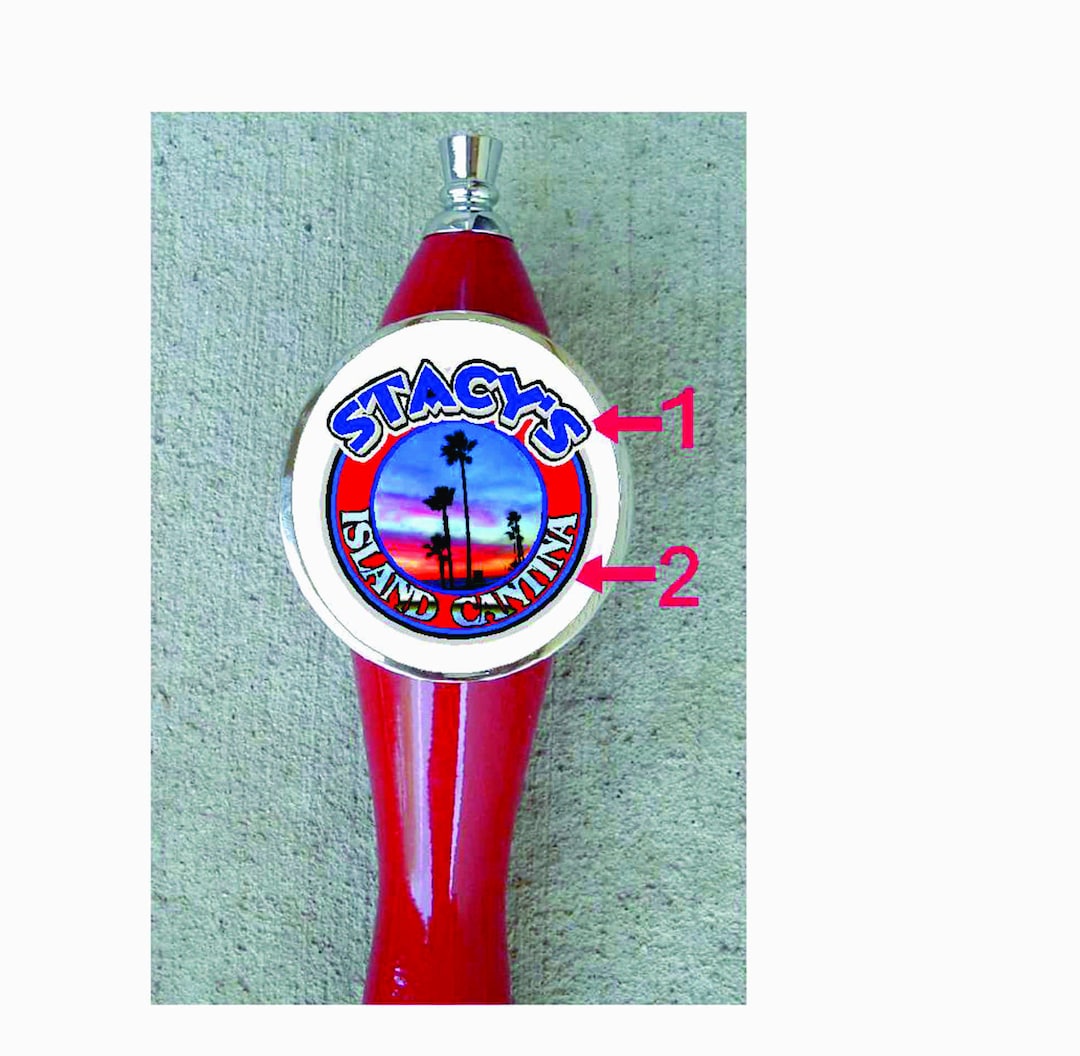 Custom Personalized Beer Tap Handle Add Your Image Photo Great Gift ...