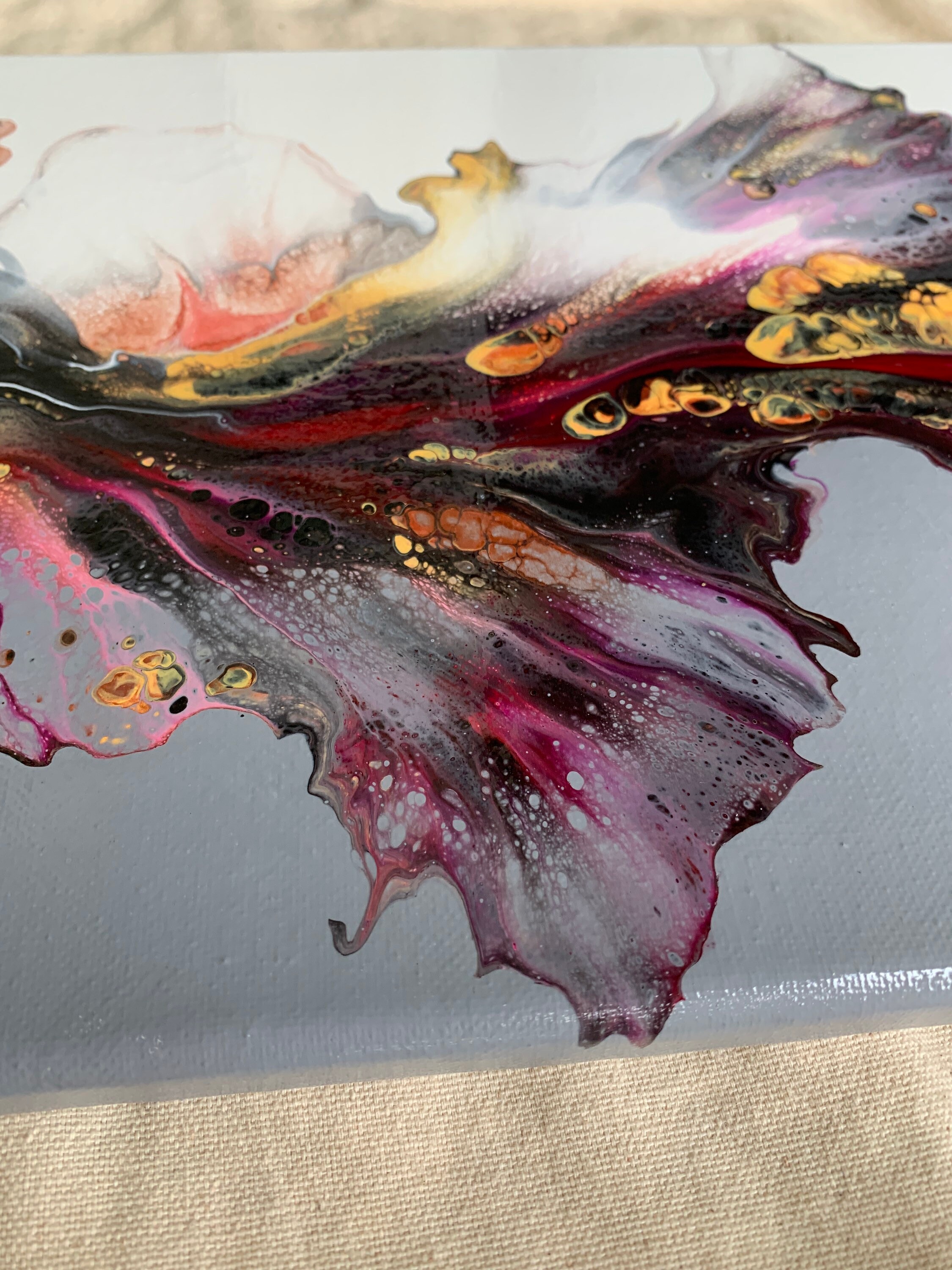 Spellbind, Acrylic Pour Painting 10x20 - Etsy