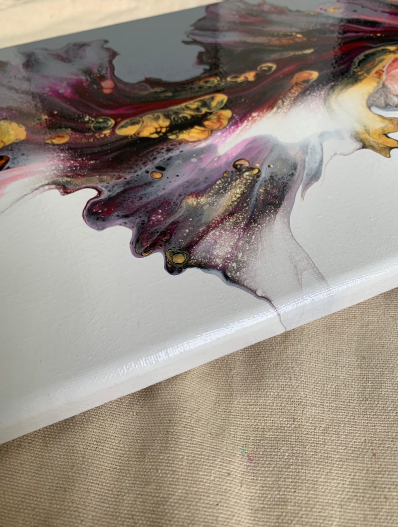 Spellbind, Acrylic Pour Painting 10x20 - Etsy