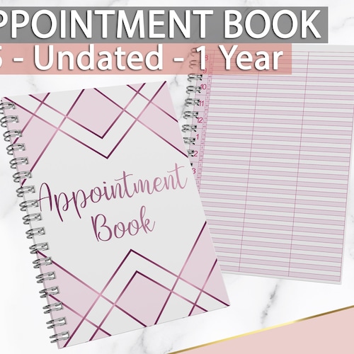 DAILY APPOINTMENT BOOK Life Planner Diary Therapists - Etsy UK