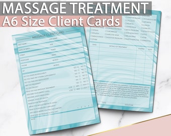 Manicure / Pedicure Client Card / Client Record Card / - Etsy