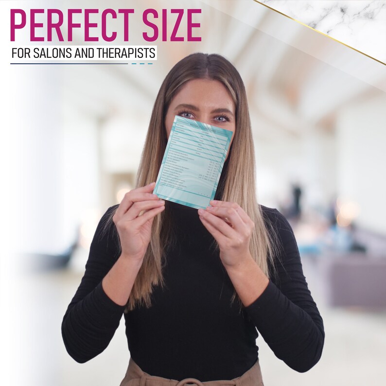 Massage Client Card / Client Record Card / Treatment | Etsy