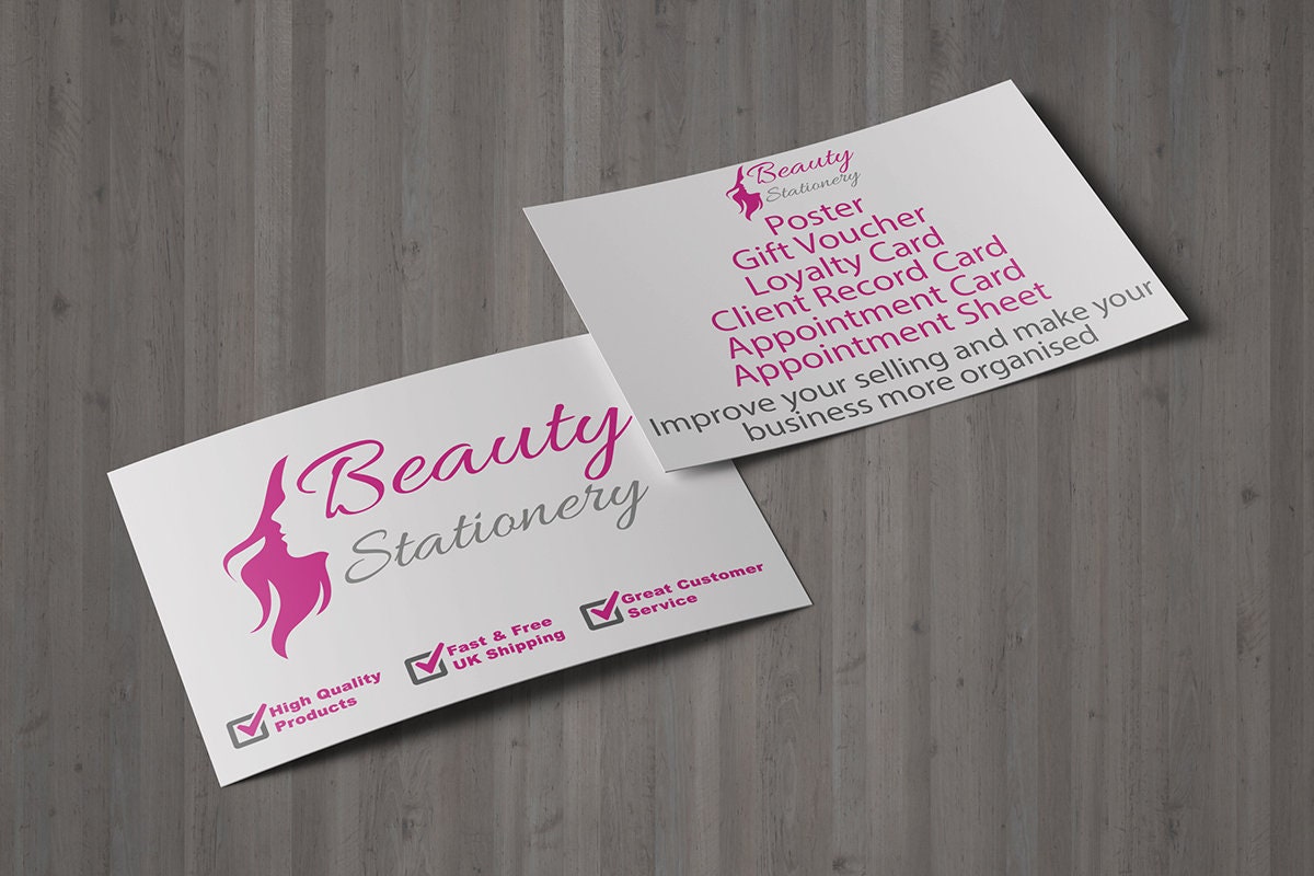 Manicure / Pedicure Client Card / GDPR Compliant Client Record - Etsy UK