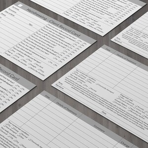 Hairdressing Client Card / Client Record Card / Treatment Consultation ...