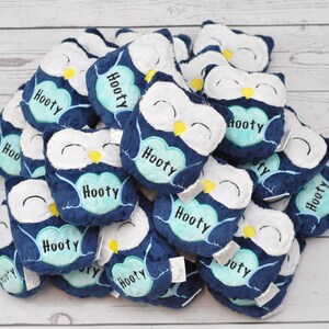 Personalized Stuffed Animal Owl-personalized Stuffed Owl-plush Owl-navy ...