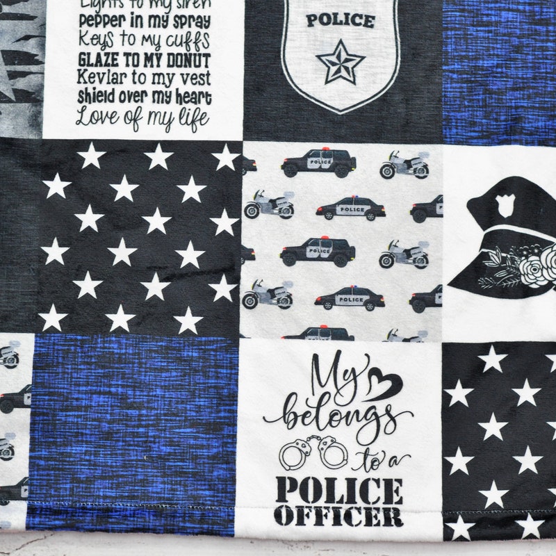 Police Officer Quilt - Etsy
