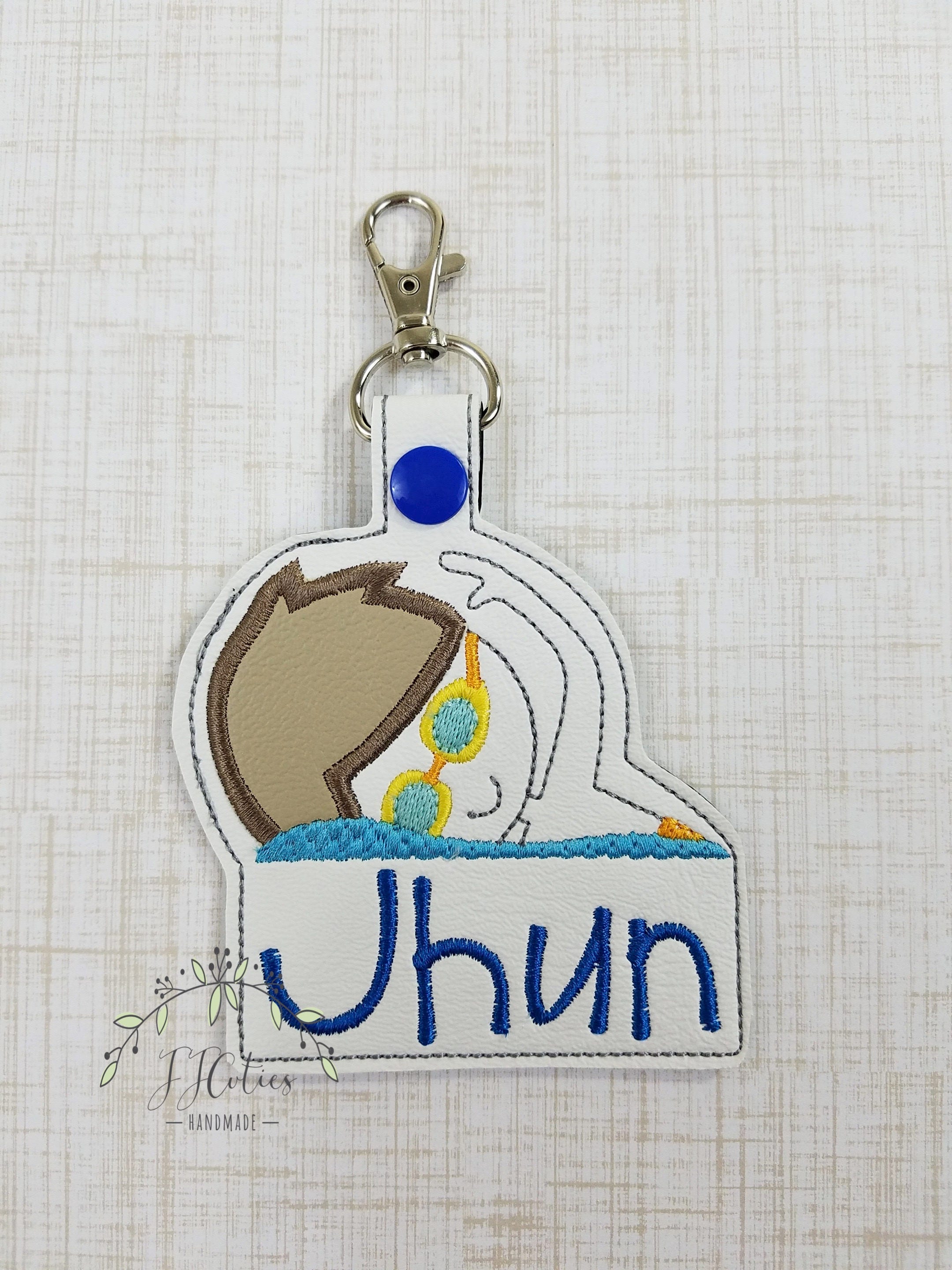 Personalized Name Tag-swimming Backpack Name Tag-swimming - Etsy