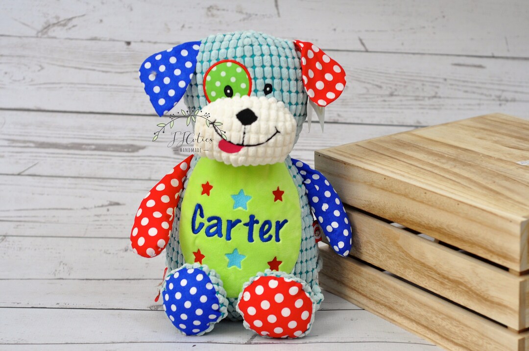 Personalized Puppy Dog Stuffed Animal-personalized Puppy Dog Cubby ...