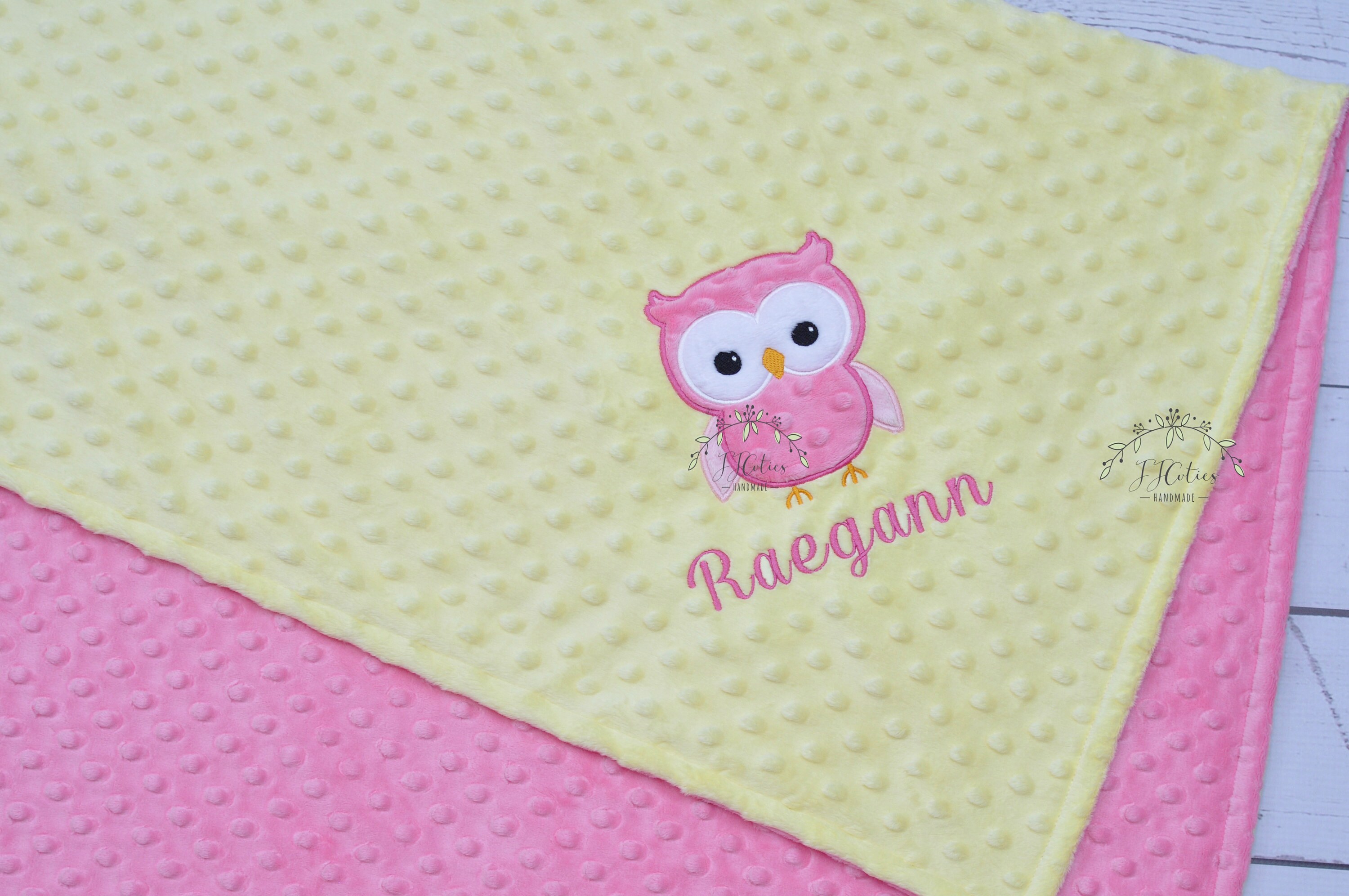 Personalized Owl Baby Blanket-Owl baby blanket-Personalized | Etsy